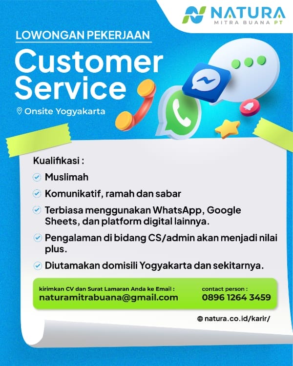 Customer Service - PT. Natura Mitra Buana